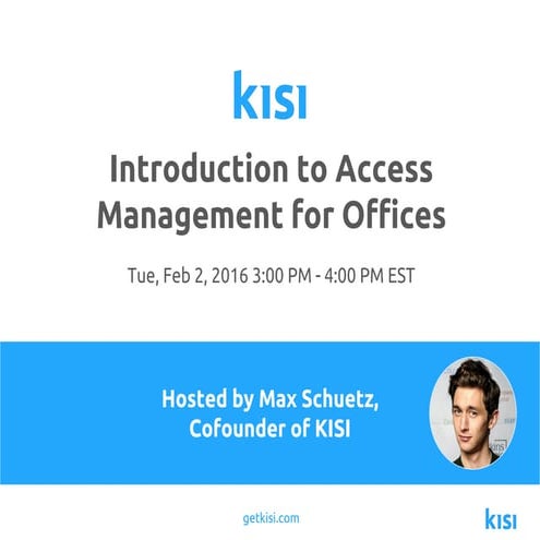 Introduction to Access Management for Offices | PPT