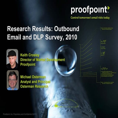 Proofpoint Outbound/DLP Survey Results | PDF