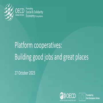 Platform cooperatives Webinar ppt | PPT