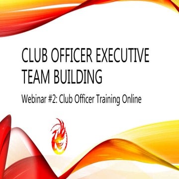 Club Officer Executive Team Building | PPTX