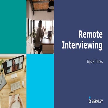 How to Ace Remote Interviews | PPTX