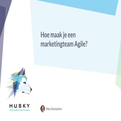 Webinar Hoe maak je een marketingteam Agile? | PDF | Business ...