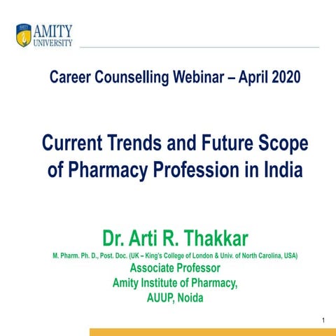 Scope of Pharmacy | PPT