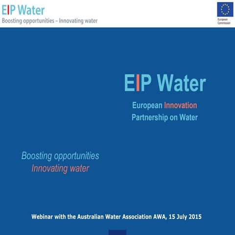 Briefing Australian Water Association on EIP Water | PDF ...
