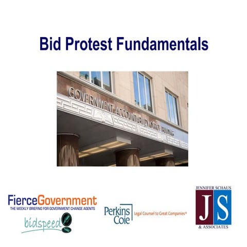 FED GOV CON - Bid Protest Fundamentals | PPT