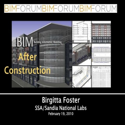 Webinar Bim Forum Bim After Construction Final Copyright Version | PPTX
