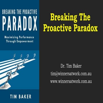 Breaking The Proactive Paradox | PPTX