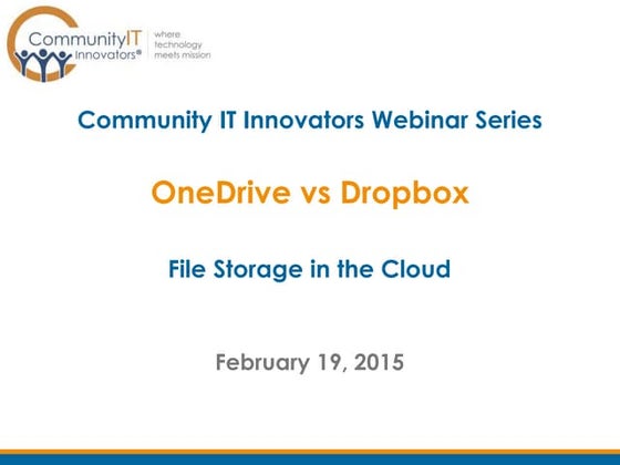 OneDrive Presentation | PPTX
