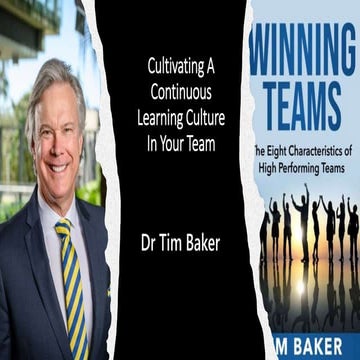 Cultivating A Continuous Learning Culture In Your Team | PPT