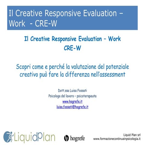 Webinar cre w | PPT