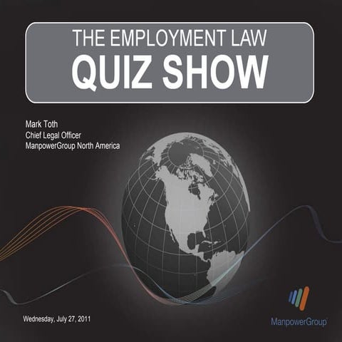 The Employment Law Quiz Show | PPT