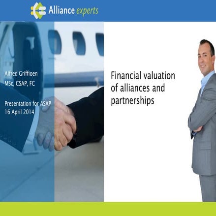 Financial valuation of alliances and partnership | PPT
