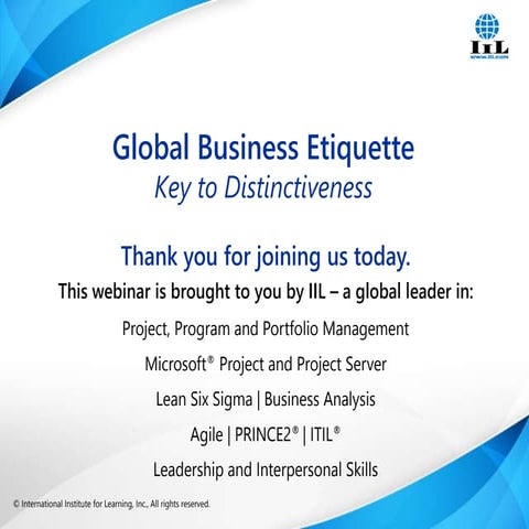Global Business Etiquette | PPTX