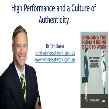 The Five Pillars of Authentic Performance Conversations | PPTX