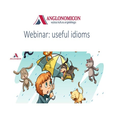 Useful English idioms - online lesson of English | PPT