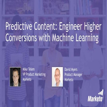 Predictive Content: Engineer Higher Conversions with Machine Learning | PPT