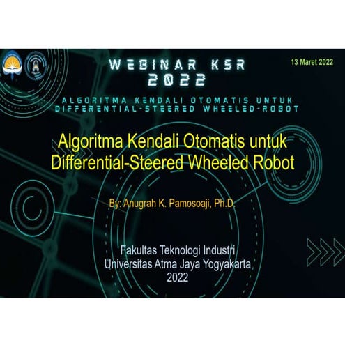 Algoritma Kendali Otomatis untuk Differential-Steered Wheeled Robot | PDF