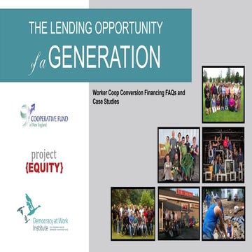 Webinar: The Lending Opportunity of a Generation, March 9, 2016 | PDF ...