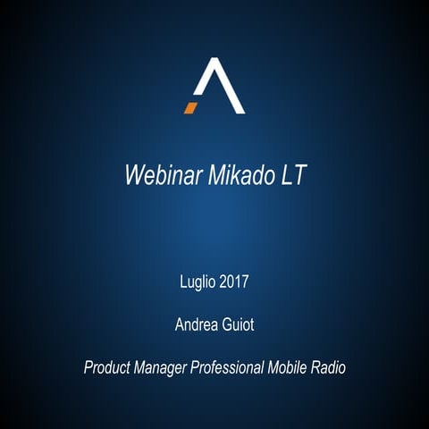 INTRODUZIONE a MIKADO LT | PPTX