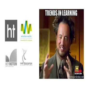Learning trends with memes - Webinar presentation | PPTX