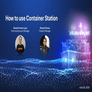 Deploy Faster, Run Smarter: Learn Containers with QNAP | PDF