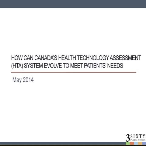 How Canada's health technology assessment system can change to better ...