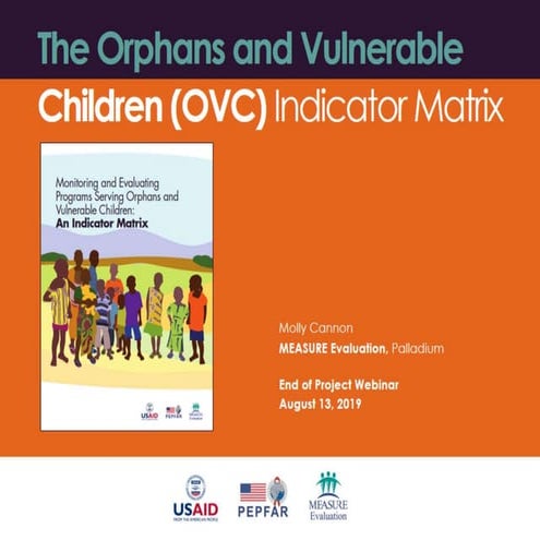 The Orphans and Vulnerable Children (OVC) Indicator Matrix | PPT