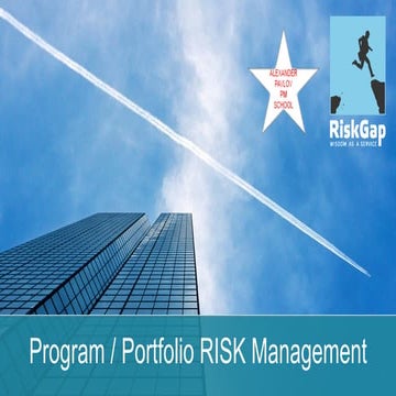 Program and Portfolio Risk Management | PDF