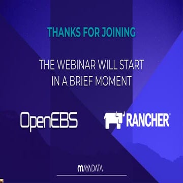 Persistent Storage For Stateful Applications On Kubernetes Made Easy With Openebs And Rancher Ppt