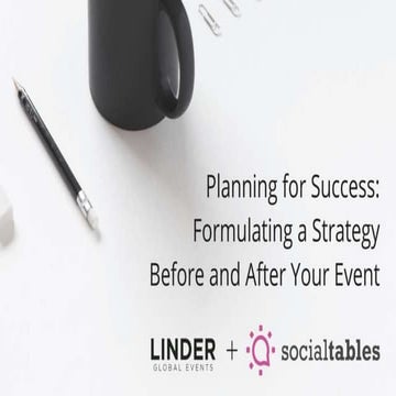 Webinar: Planning for Success: Formulating a Strategy Before and After ...
