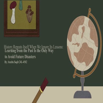History repeats itself when we ignore its lessons - learning from the ...