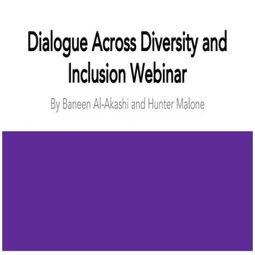 Diversity and inclusion | PPTX