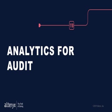 Analytics for Audit | PPTX