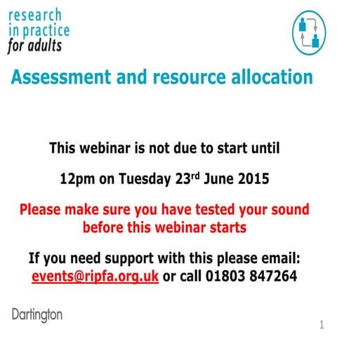 Resource allocation - expert webinar | PDF