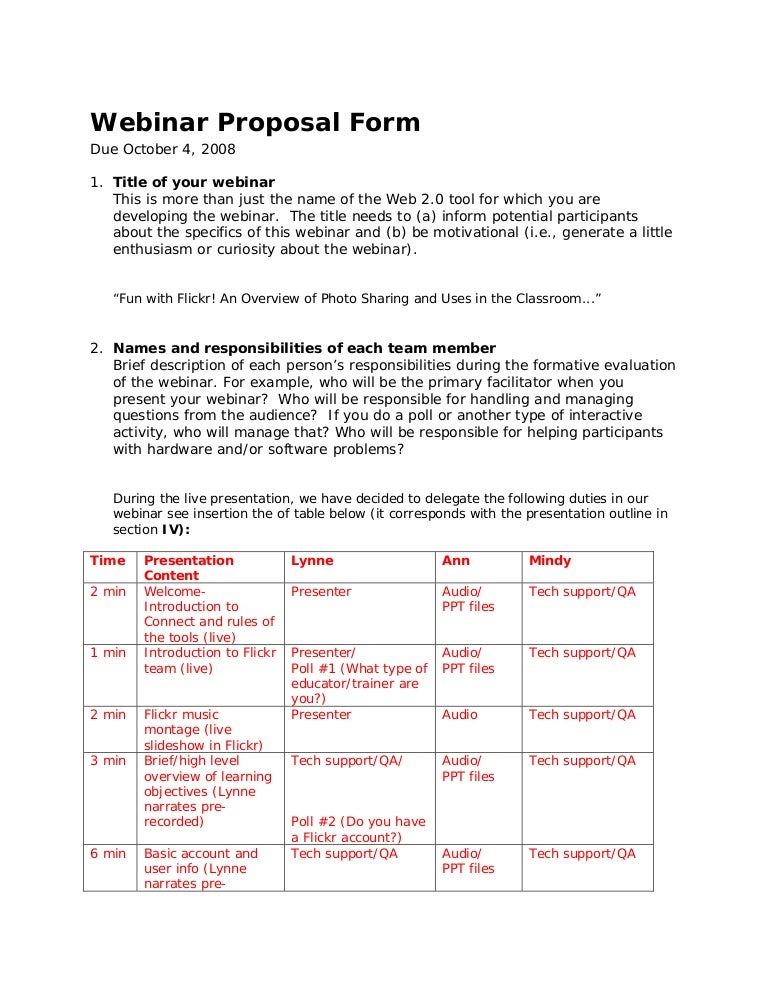 Webinar proposal lessons_learned Webinar proposal lessons_learned