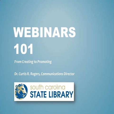 Webinars 101 | PPTX