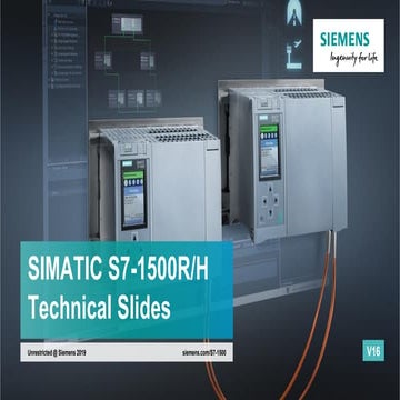 WEBINAR_S7-1500R-H Redundant Sistem PLC Siemens | PDF