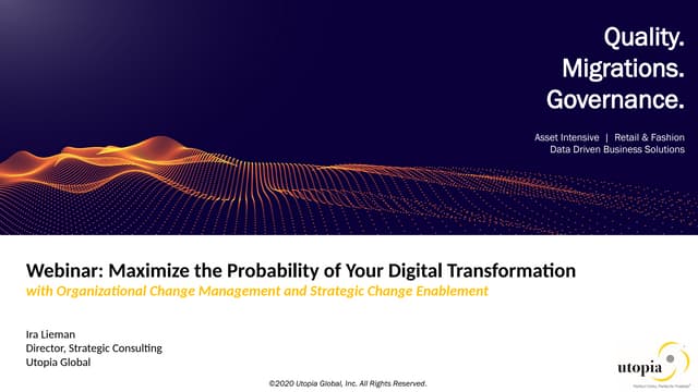 CMI Presentation on Organisational Change Maturity Model | PPTX