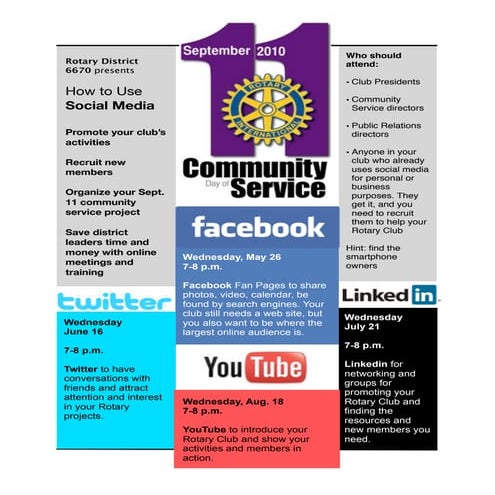 Social Media Training Webinar Schedule | PAGES | Technology & Computing