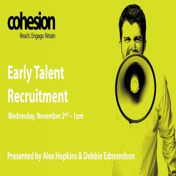 The Early Talent Recruitment Webinar | PPT