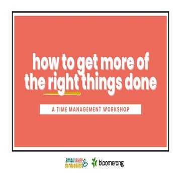 Webinar Slides -- Rachel Bearbower - How to get more of the right ...