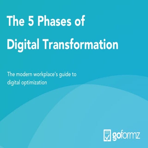 The Five Phases of Digital Transformation | PDF