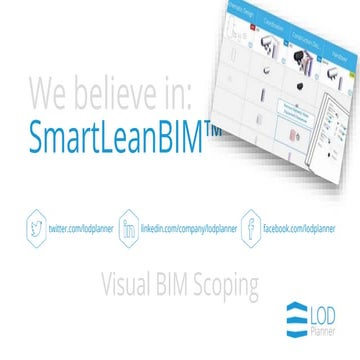 How to create a visual BIM Scope LOD/MPDT/MPS - for clearer contracting ...