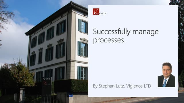 Webinar: Successfully manage processes | PPT Webinar: Successfully manage processes | PPT