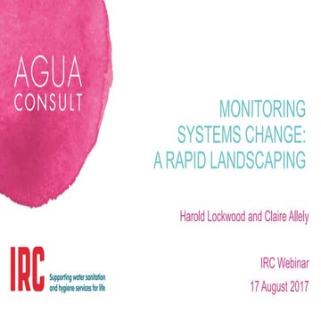 Monitoring systems change: a rapid landscaping | PPT