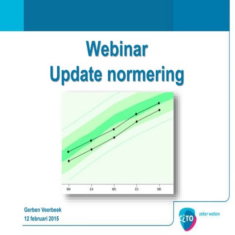 Webinar: Update normen | PPTX | Educational Assessment | Education