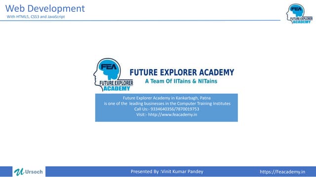 Webinar web development | PPT Webinar web development | PPT