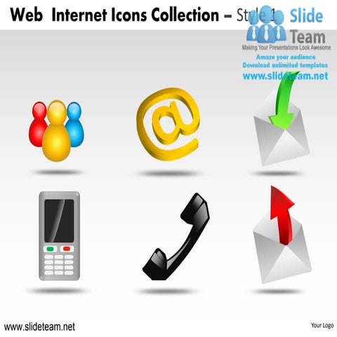 Communication icons powerpoint ppt templates. | PDF