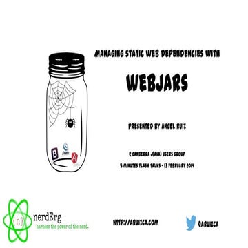 Managing static web dependecies wirh Webjars | PDF