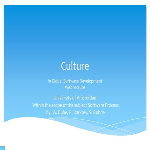 Web lecture culture | PPT